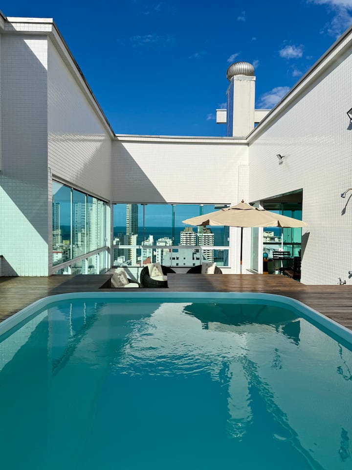 Cobertura C/piscina •4 Suítes •3 Vagas •Vista 360° - Balneario Camboriú