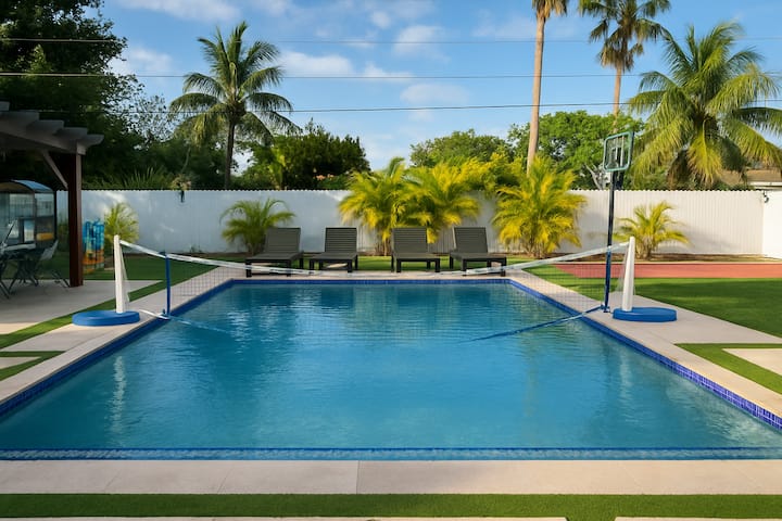 The Luxe Villa Miami Area/private Pool/bbq /Games - Cutler Bay