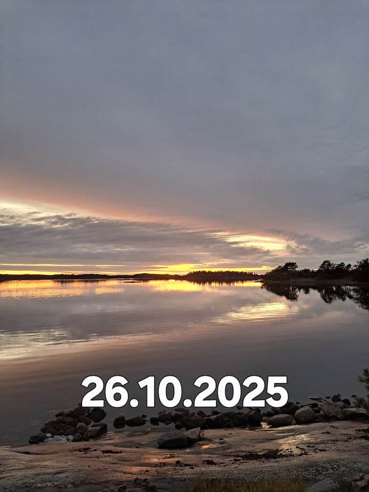 Saunamökki Merenrannalla - Åland Islands