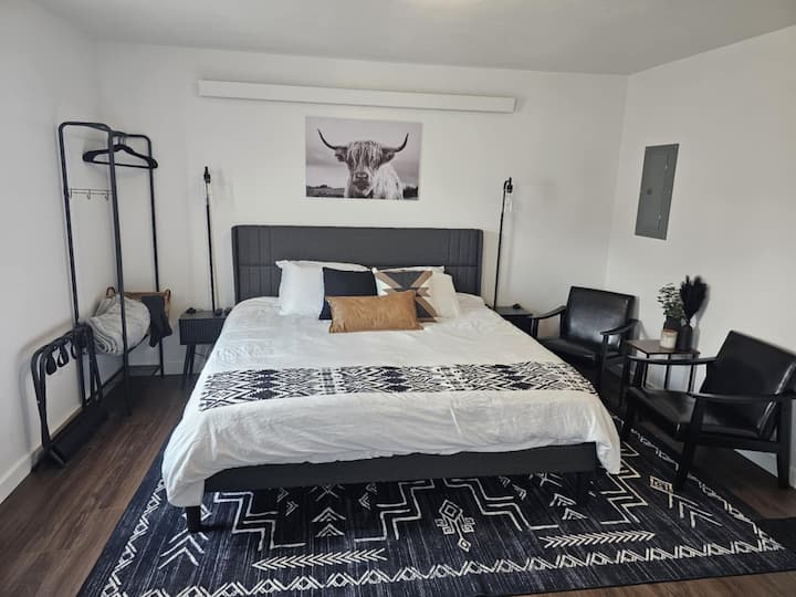 Newly Remodeled Single King Modern Apartment - Montana