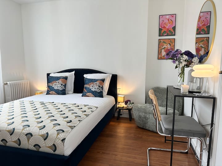 Villa La Renaissance - Chambre 3 - Parking Inclus - Étretat