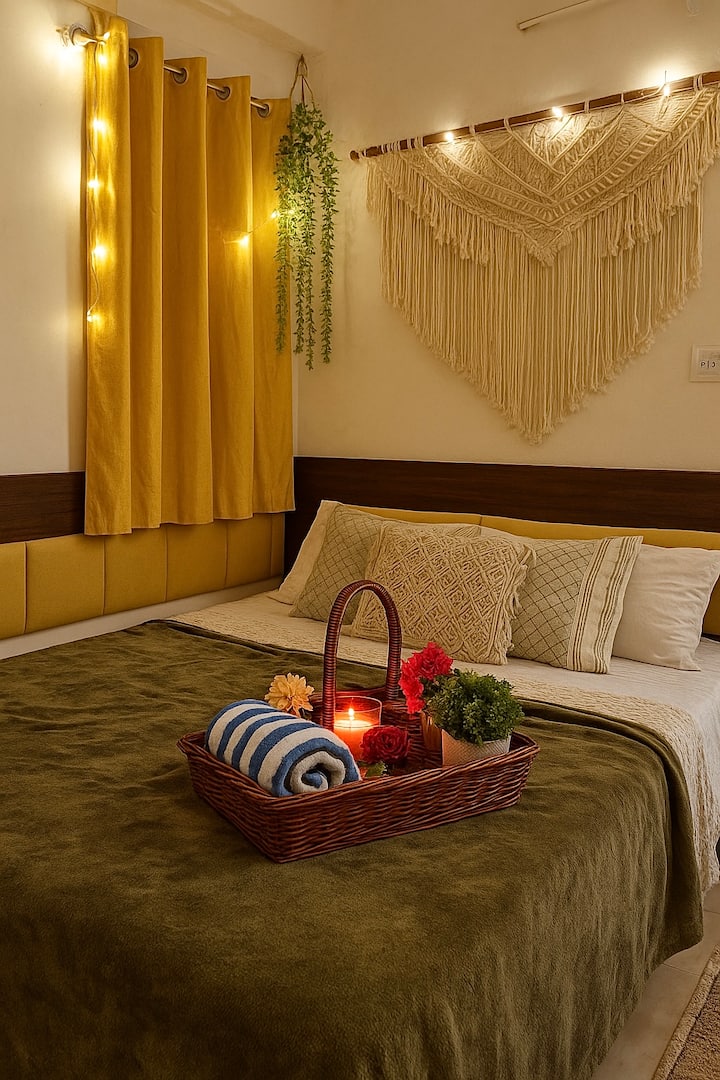 The Cozy Cottage- 1bhk- Family & Couple- Friendly - Bangalore