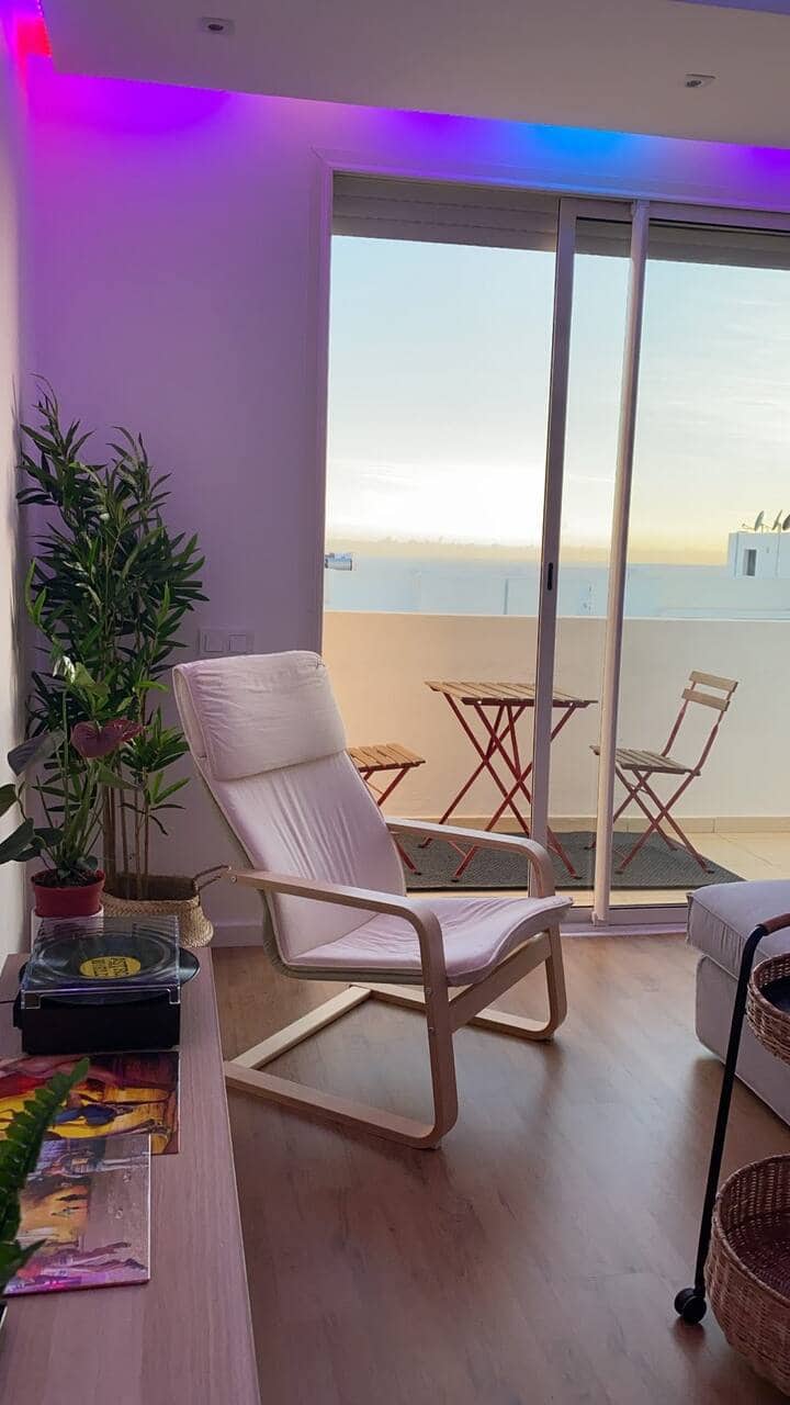 Chic Urban Studio With Stunning City & Ocean View - Agadir