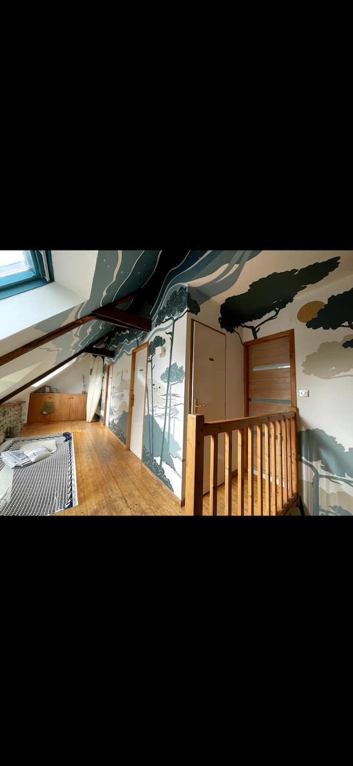 Maison Chaleureuse Avec Cheminée - Étel