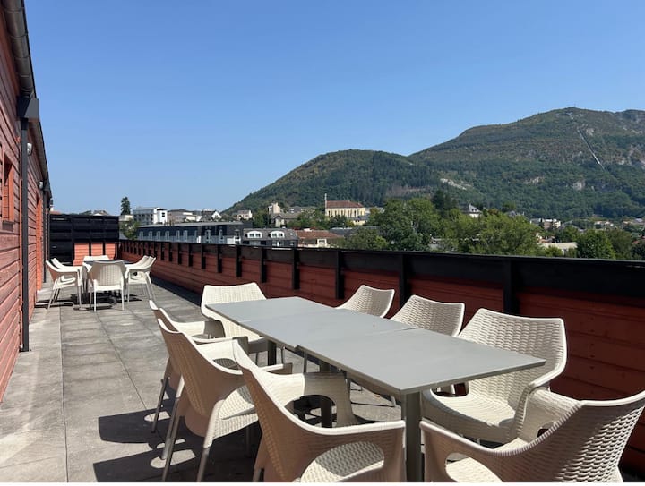À 10 Min Du Sanctuaire, Terrasse - Lourdes