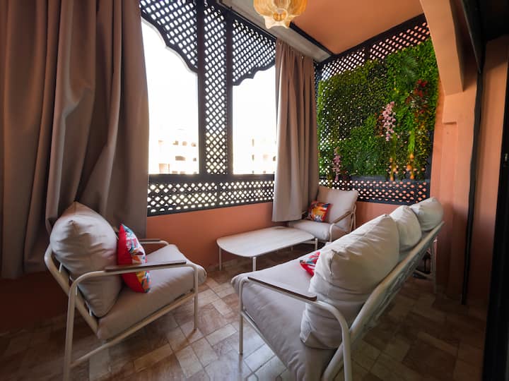Appartement Cosy Et Luxueux Res. Piscine - Marrakech