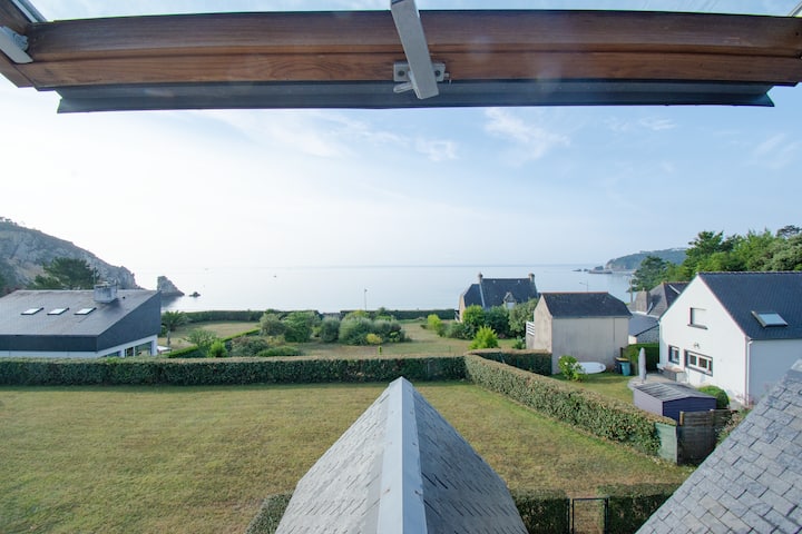 Le Petit Bleu | Magnifique Vue Mer & Plage à 50m - Crozon