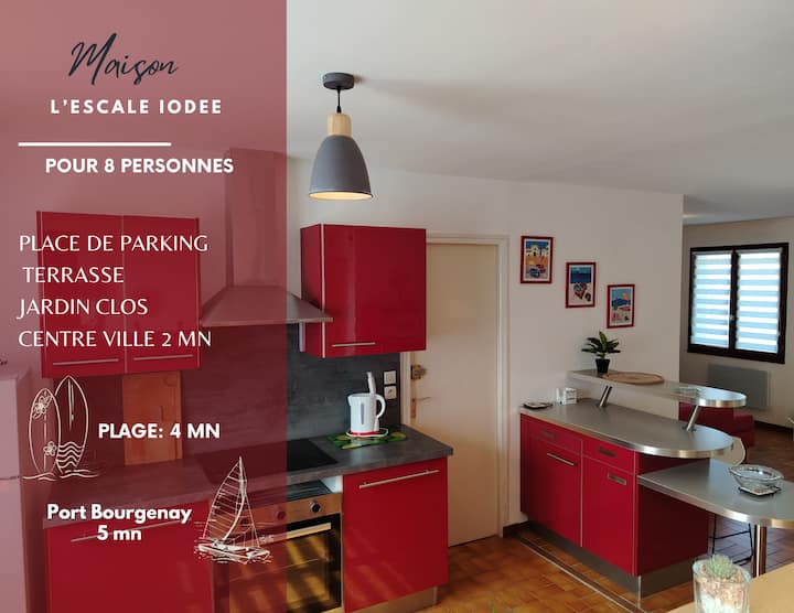 *Nouveau* Proche Plage Veillon-jardin Clos-8 Pers - Saint-Vincent-sur-Jard
