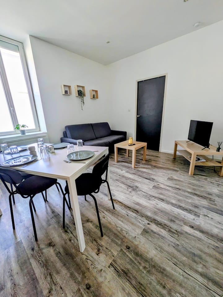 Appartement Cosy Proche Gare - Roanne