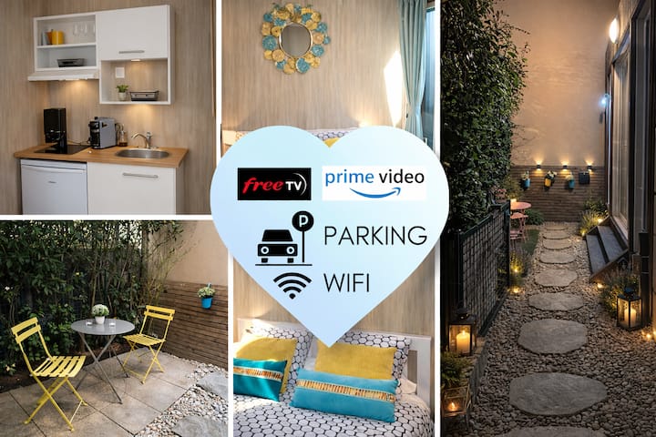 ☘️🌷Private Design Guest House With Garden Area 🚙🌷☘️ - Triel-sur-Seine