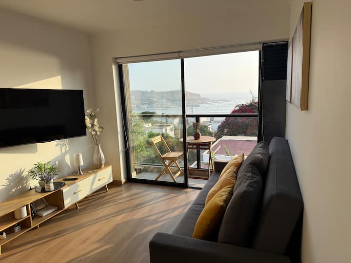 Modern 2br Apt • Ocean View • Steps From Barranco - Peru