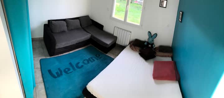 Villa Zen Nature:2 Chambres Dont 1 Avec Sdb Privée - Villefontaine