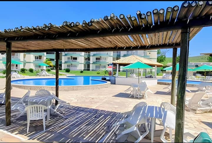 Lindo Flat No Aldeia Das ÁGuas, Vista Para A Pisci - Brazilië