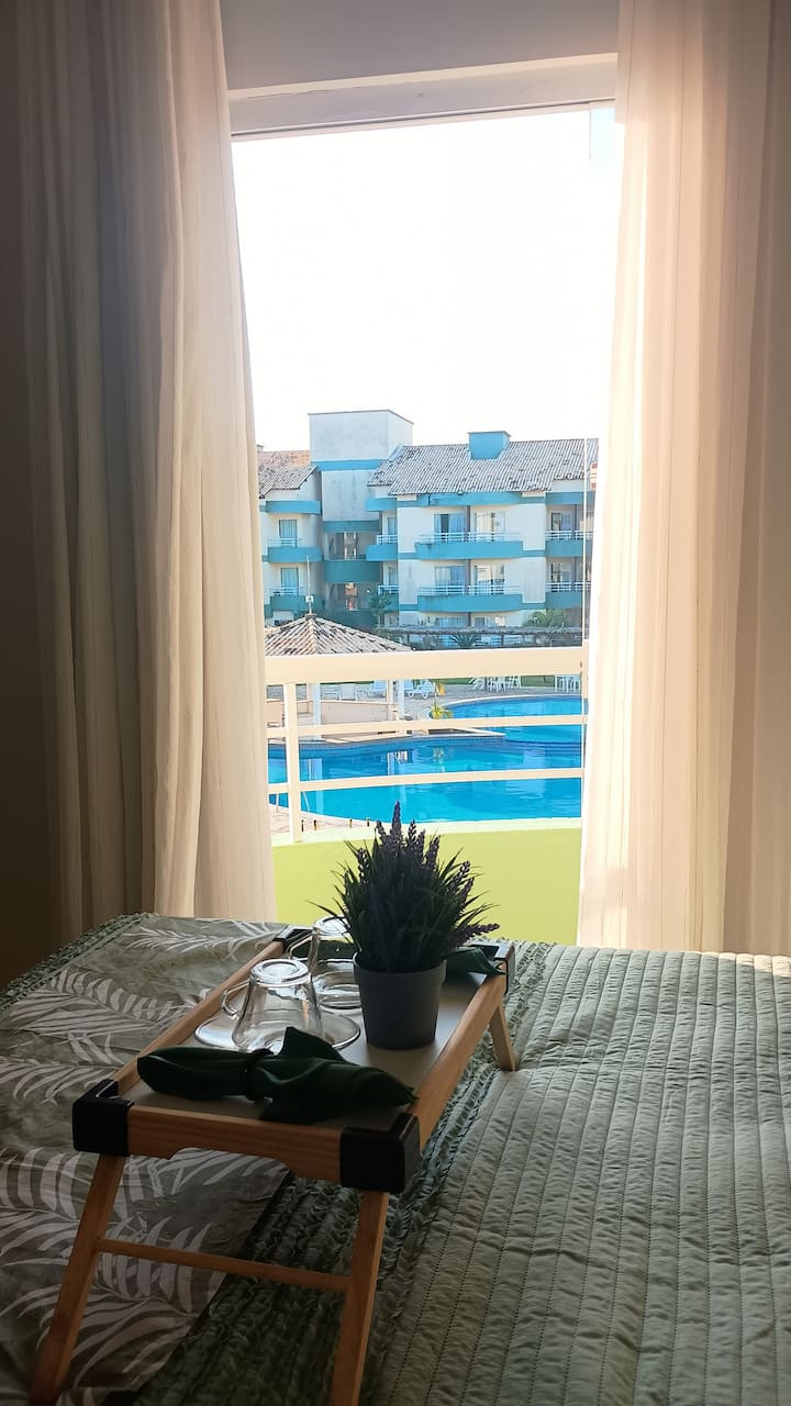 Lindo Flat No Aldeia Das ÁGuas, Vista Para A Pisci - Brazil