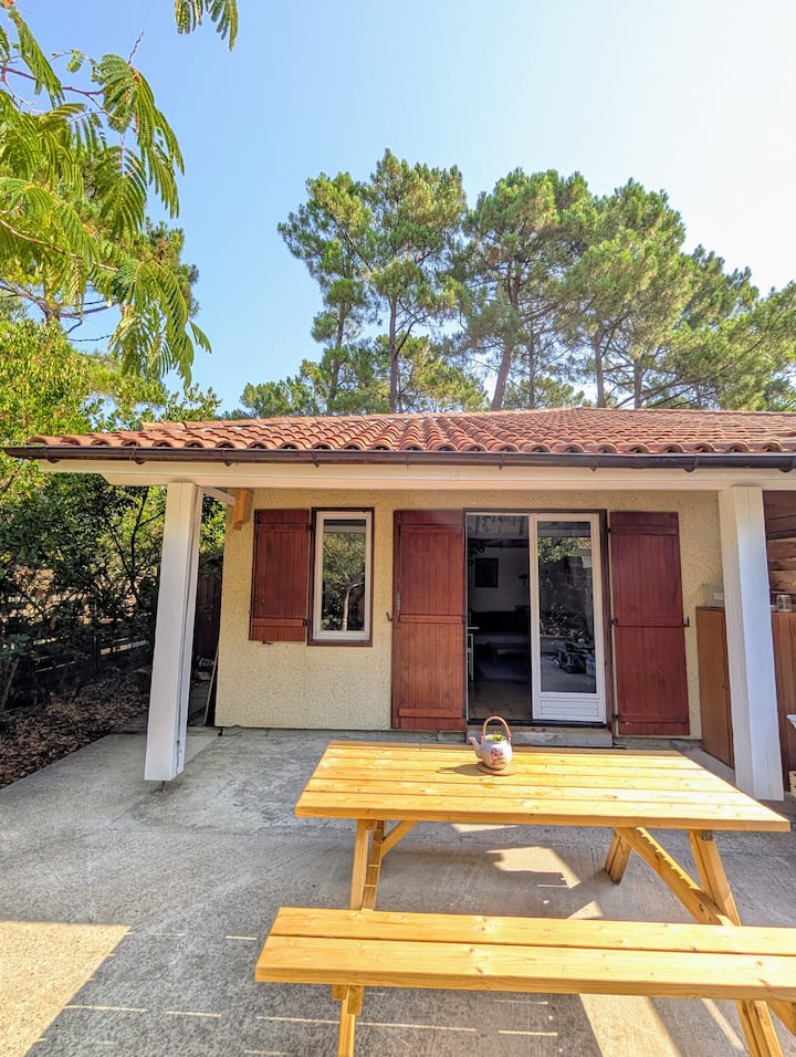 Petite Maison Ds Pinède 10min De Vélo De La Plage - Lacanau