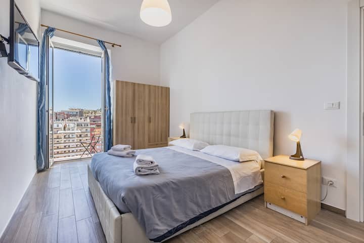 Elegante E Comodo Trilocale Piazza Bologna - روما