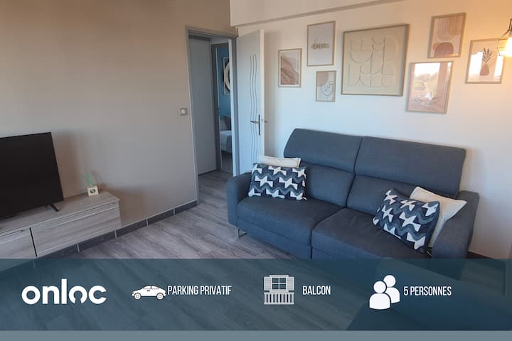 Elégant Appart Avec Balcon, Clim Et Garage - Pau