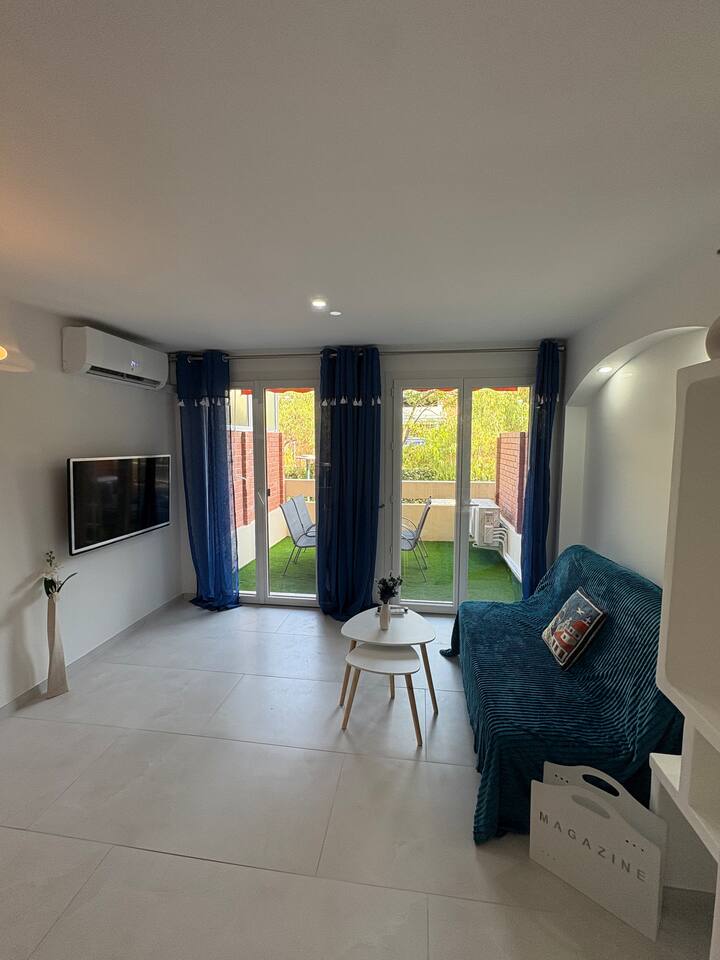 Suite Design Blue – Terrasse & Clim – Fréjus Plage - Fréjus