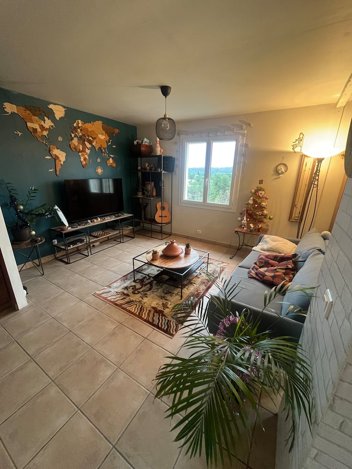 Grand Appartement Avec Jardin Et Vue - Département Hérault