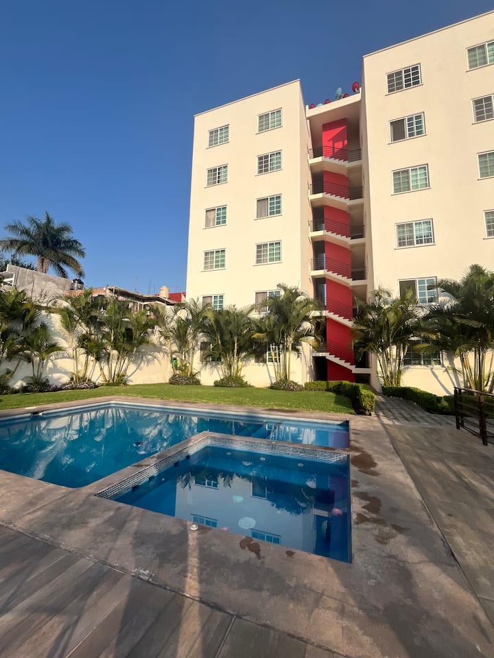 Departamento Cómodo Con Alberca - Cuernavaca