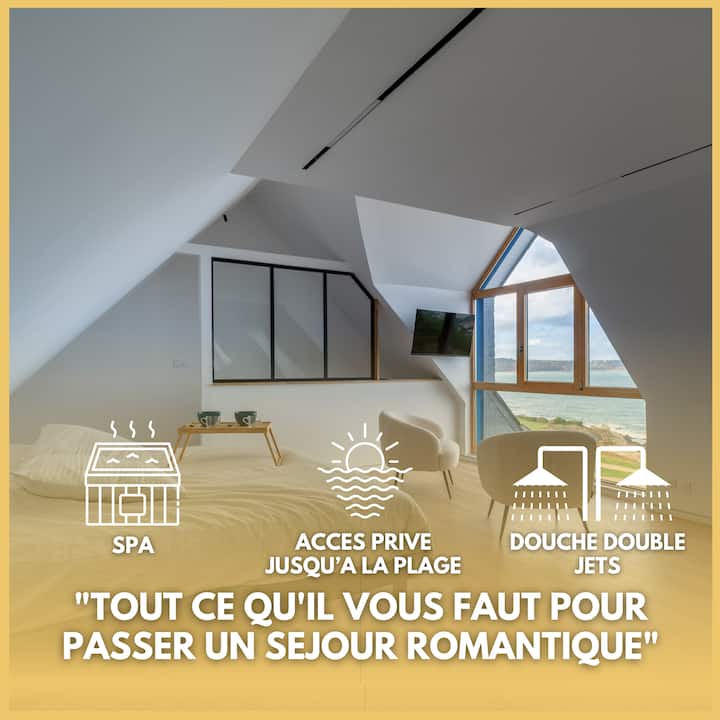Romantic Room Vue Mer - Spa Privé - Locquirec - Locquirec