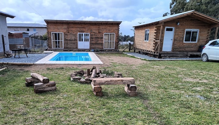 Postal Del Valle Cabañas - Tandil