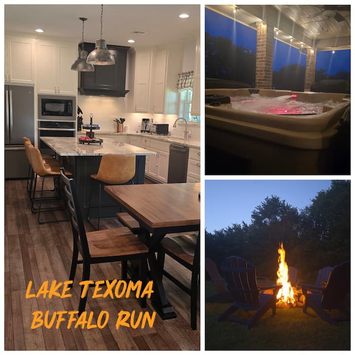 Cozy Texoma Retreat| Hot Tub| Game Room| Sleeps 14 - Lake Texoma