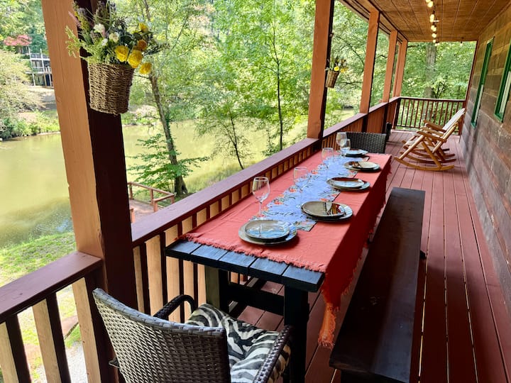 Best Value On The River! Heated Pool-sauna-firepit - Ellijay