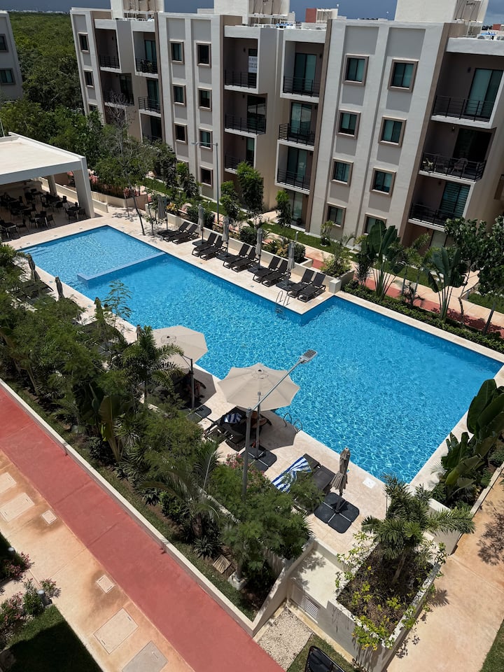 Elegante Y Comodo Departamento Equipado - Cancun Airport (CUN)