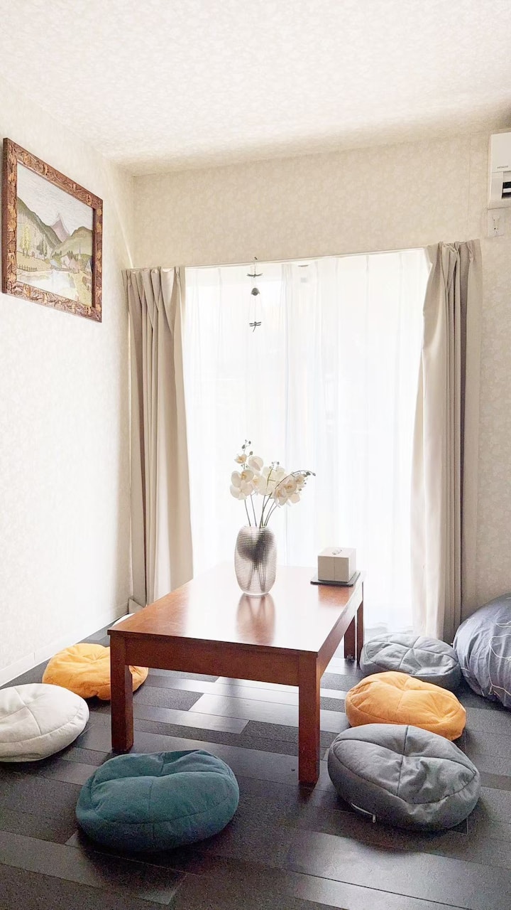 Private Japanese Garden House Parking Baby Bed - Asaka