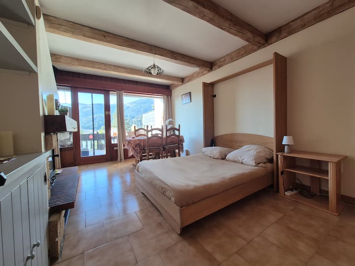 Studio Cosy Avec Terrasse - Gréolières les Neiges