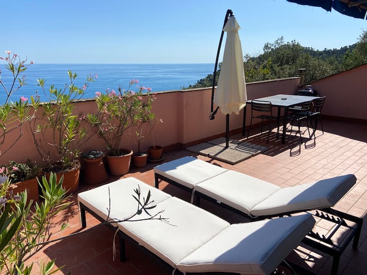 Spartan Comfortable And Private Apt With Terrace - Bonassola