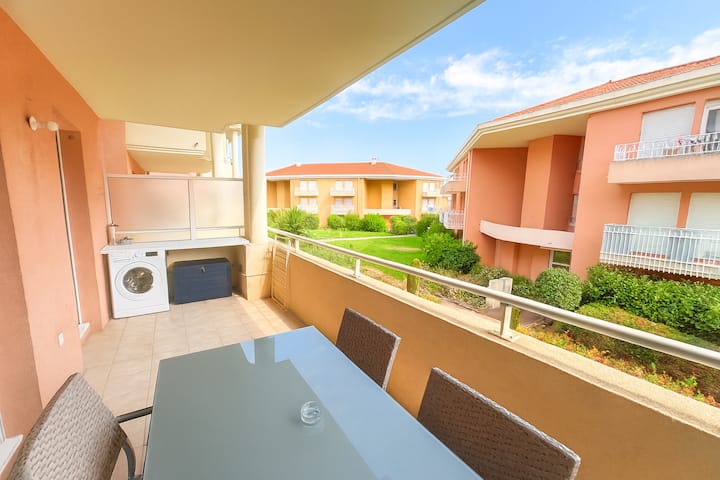 Studio Cosy Olivéa, Terrasse Et Plage à 5 Min - Golfe-Juan