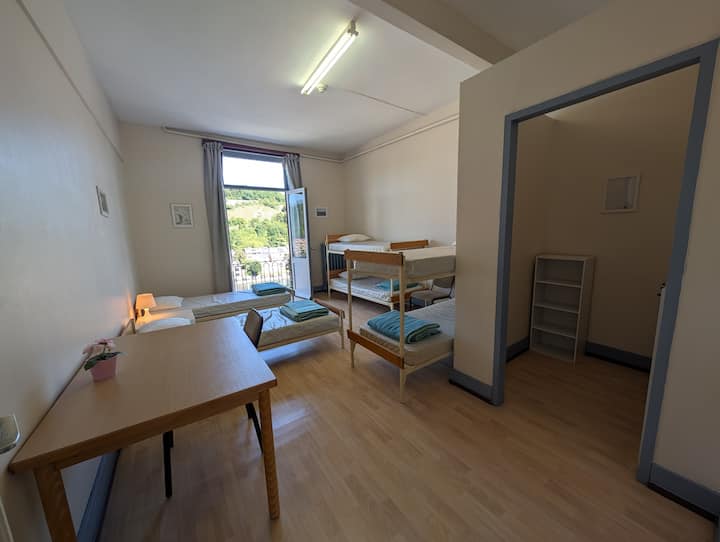 Vue Meuse & Citadelle -  Chambre 4 Personnes - Dinant