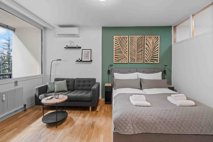 Modern Studio With Ac, Balcony & Parking - Graz