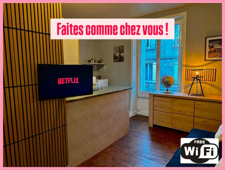 Studio Cosy & Vintage Dans Le Centre-ville - Brive-la-Gaillarde