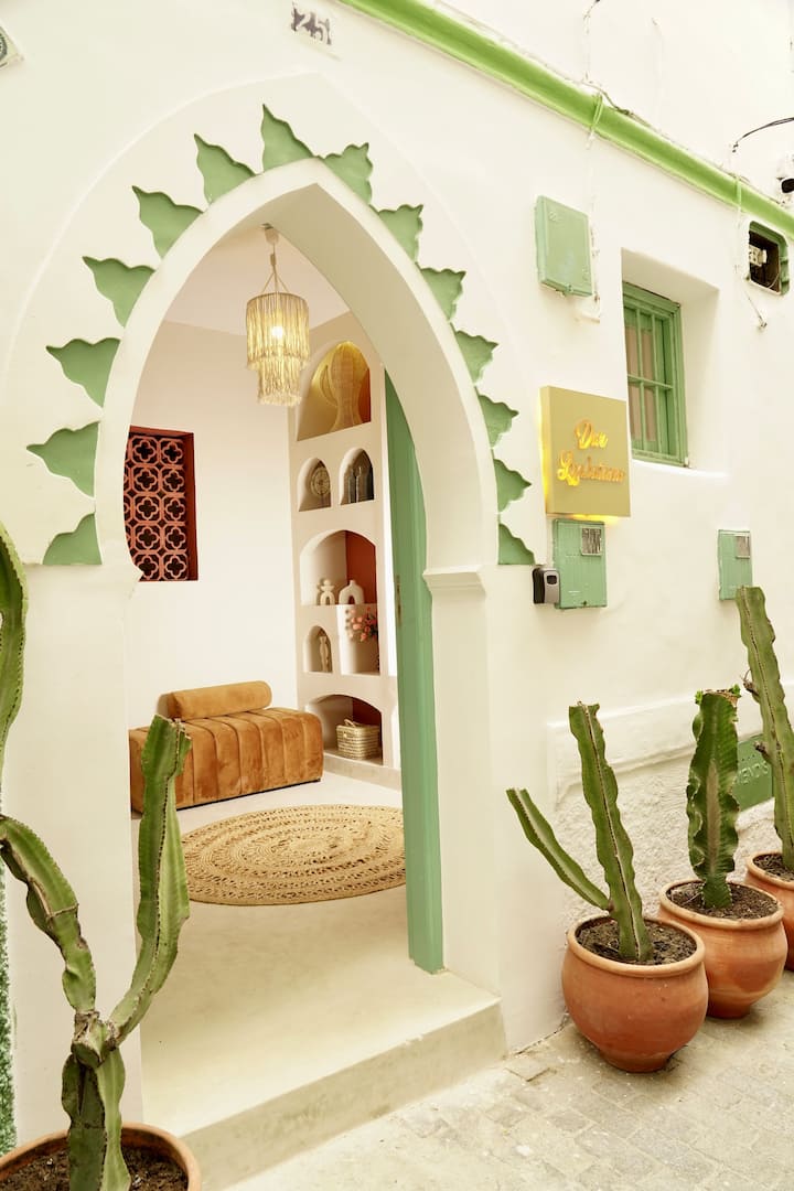 Riad :Dar Lyabaïana Privatisé, Clim&hammam&vue Mer - Tanger