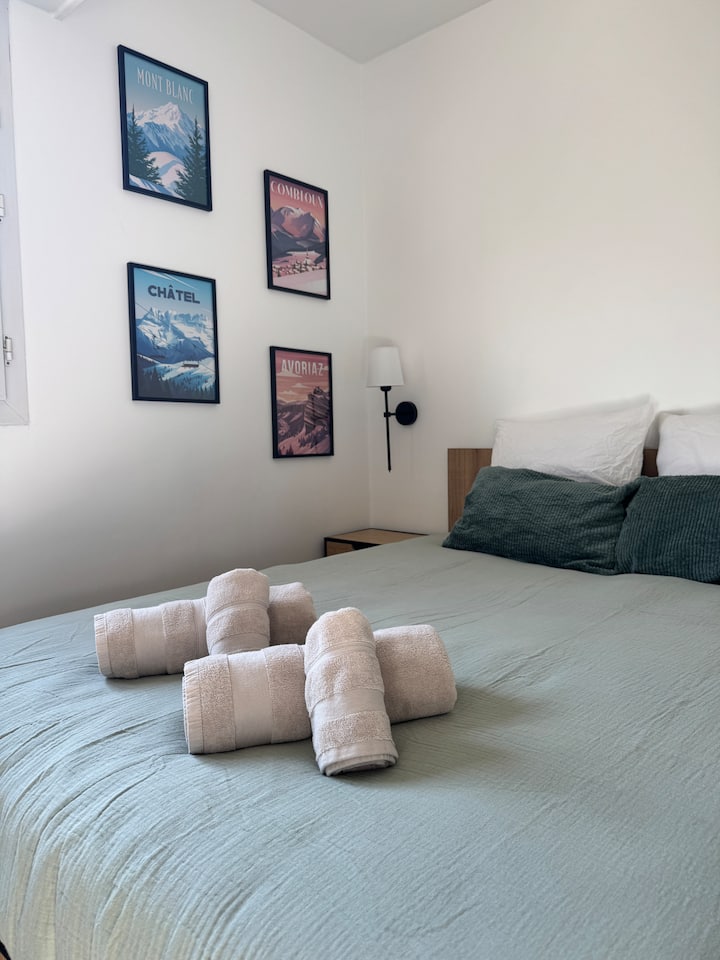 Chambre Moderne | Sdb Privative - Annemasse