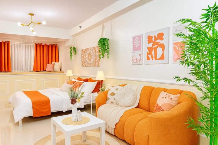 1-br Rustic Space | Walk To Moa | Pasay | Karaoke - Pasay