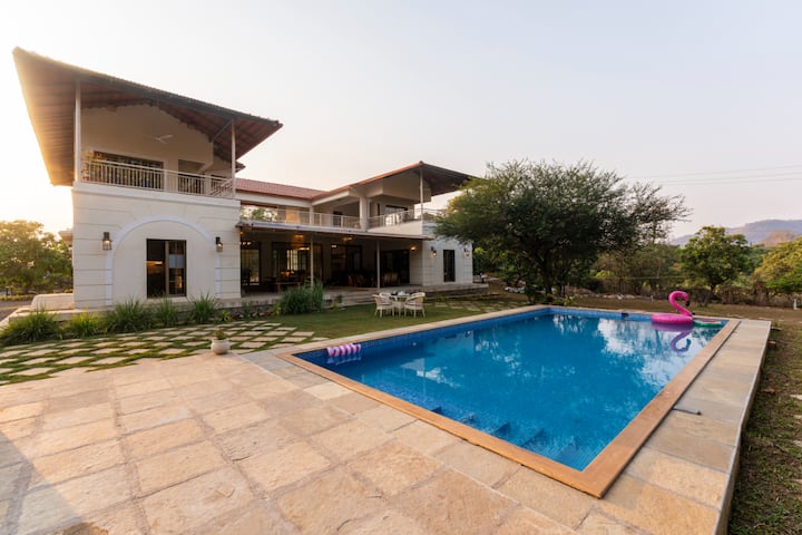 Elegant & Luxe 5br Villa W/ Private Pool, Alibaug - Alibag