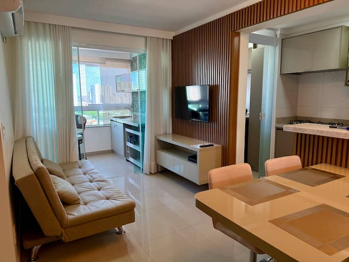 Próx Ao ÓRion, 2 Quartos, 2 Garagens, Portaria 24h - Goiânia