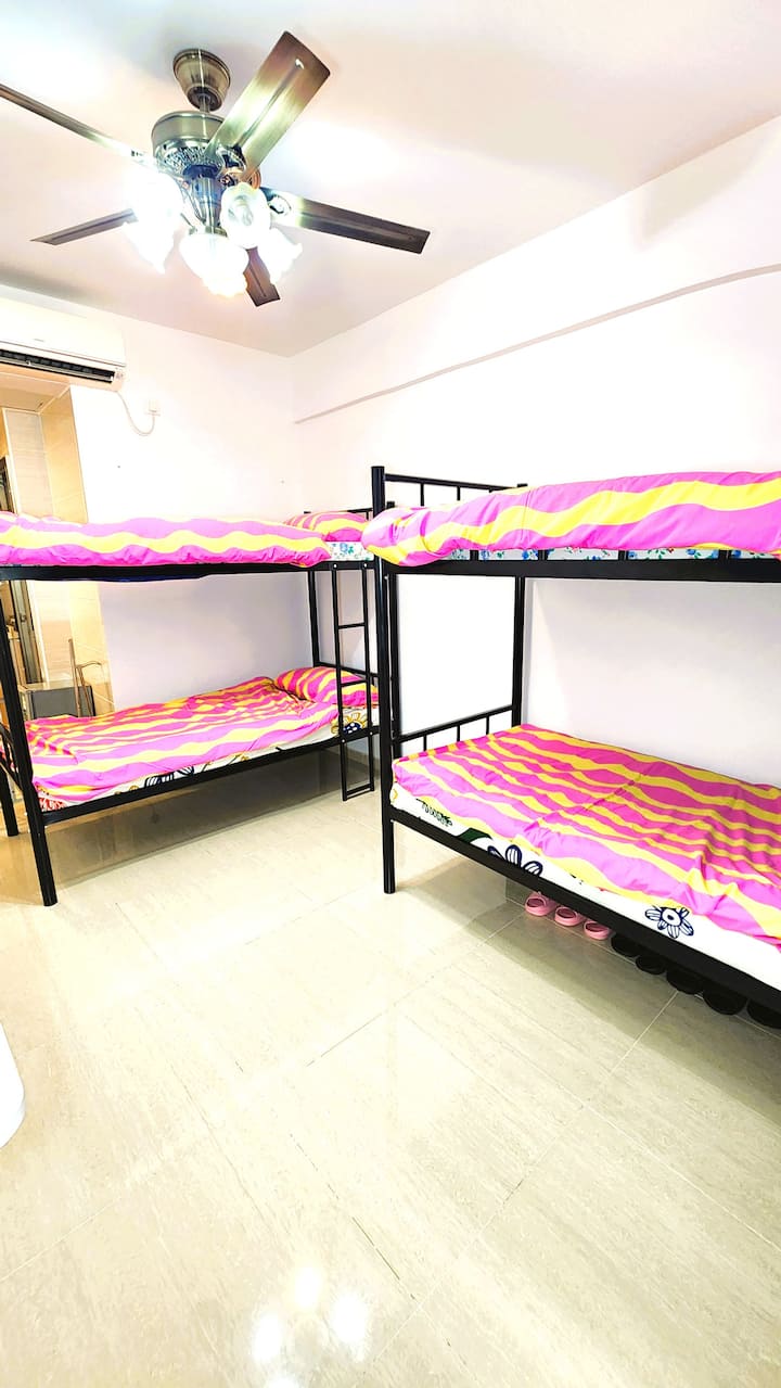 Downtown Kowloon 1 Bdr Sleeps 8ppl Mtr Downstairs! - Jordan