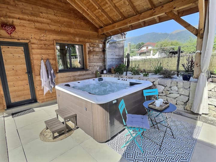 Chalet Cosy Avec Jacuzzi - Gex