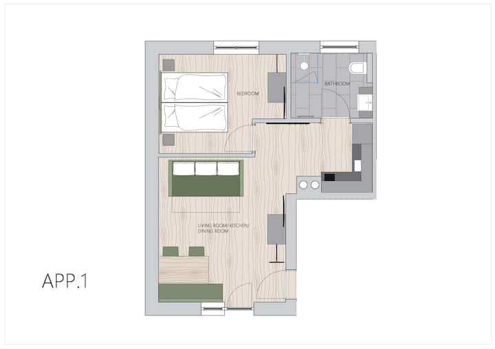 Mila - Apartment No.1 - 38 M² - Saalbach