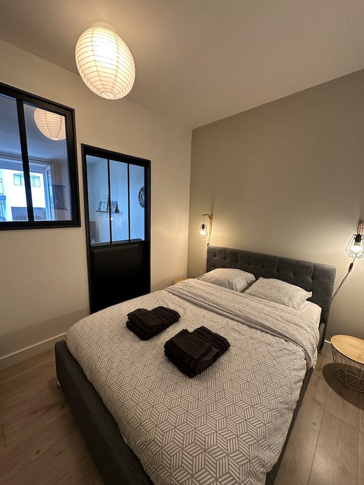 Appartement Cosy Et Spacieux – Accès Rapide Nantes - Bouguenais