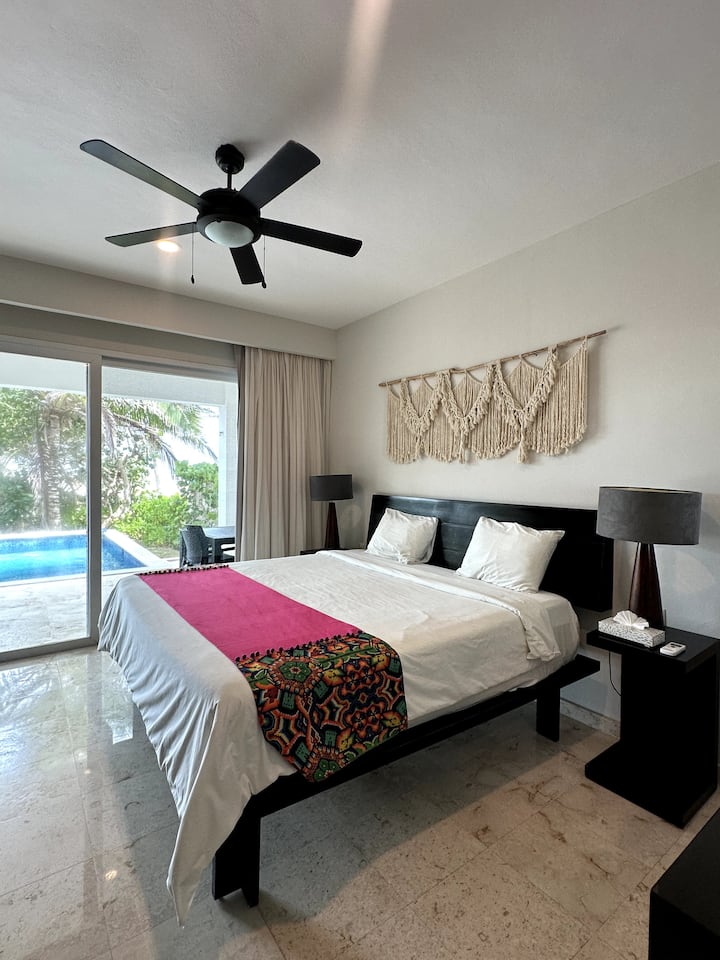 Cozy Place In Front Of Akumal Beach - Akumal
