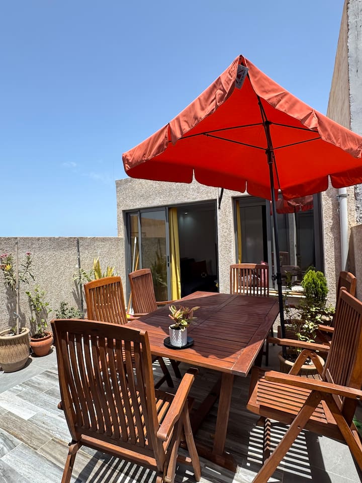 Duplex Premium Ensoleillé Pour Les Familles - Sidi Ifni