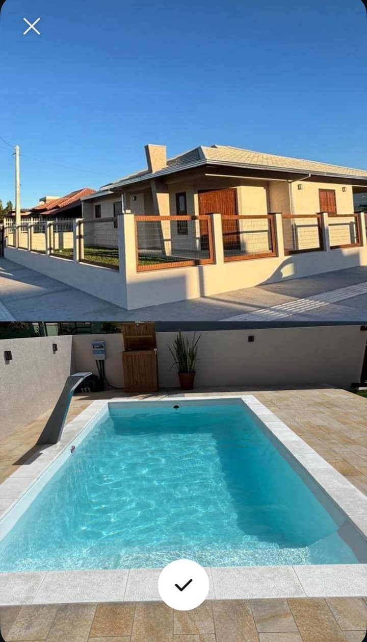 Lazer No Litoral
-Casa Com Piscina - Arroio do Sal