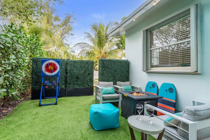 Luamar•5 Min Beach•free Kayaks•patio W Bbq•firepit - Hallandale, FL