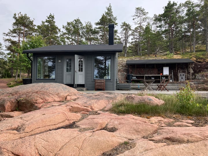 Mysig Sjöstuga Med Bastu - Ahvenanmaan Maakunta